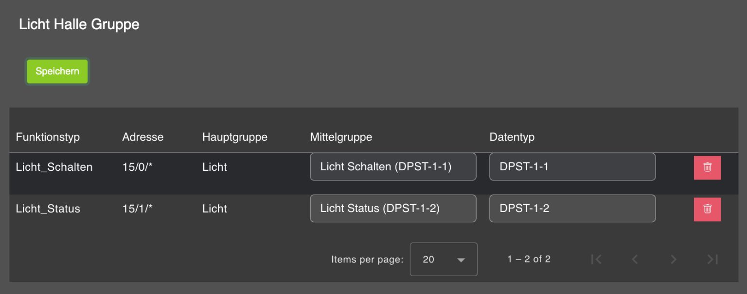 KNX Gruppenadressen Generator – Xsolution X-Server